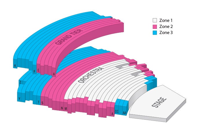 Seating Maps | Wharton Center for Performing Arts