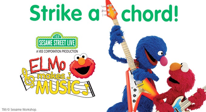 Sesame Street Live Elmo Makes Music